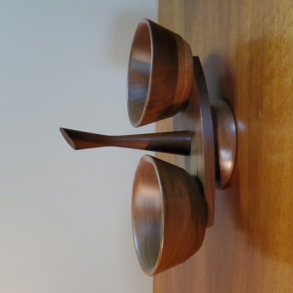 Kustom Kraft | Kitchen | Vintage Mcm Kustom Kraft Solid Black Walnut ...